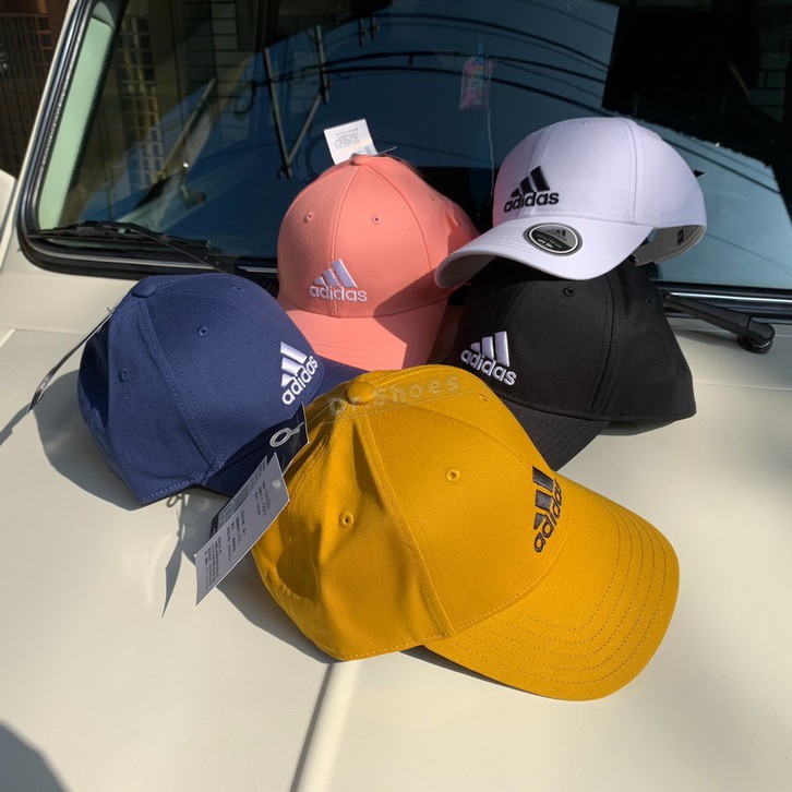 【Dr.Shoes 】現貨 白S98150 黑S98151 藍CF6913 粉橘FK0893 Adidas 可調式 老帽 | 蝦皮購物