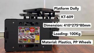 Plastik troli barang 4 wheels platform dolly turtle trolley | 蝦皮購物