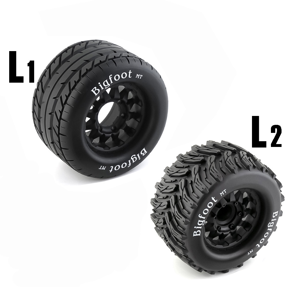 1/10 遙控車 高質感 壓字款 大腳胎 卡車胎 輪胎 內層海綿 12MM 14MM HSP HPI 94111 E5 | 蝦皮購物