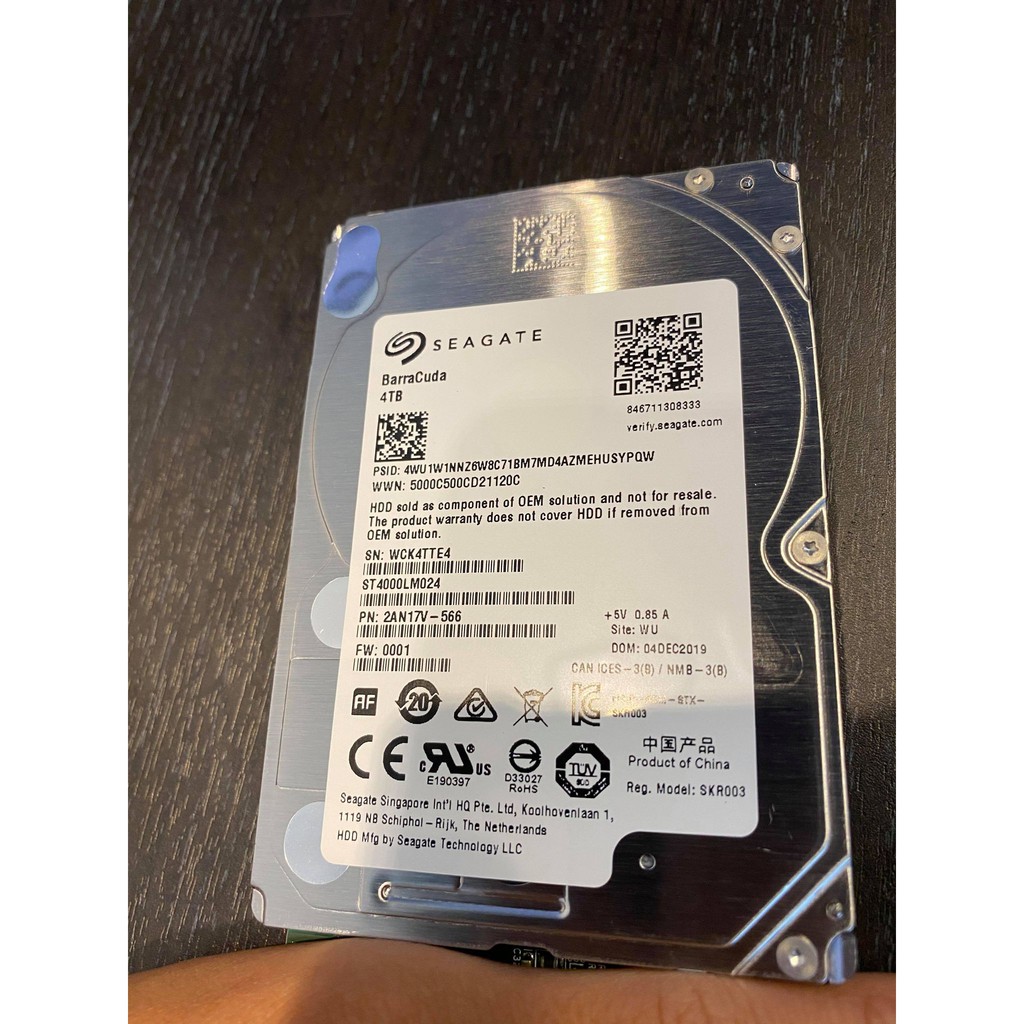 [龍龍3C] 希捷 Seagate 2.5吋 新梭魚 4TB SATA 筆記型硬碟 ST4000LM024 OEM | 蝦皮購物