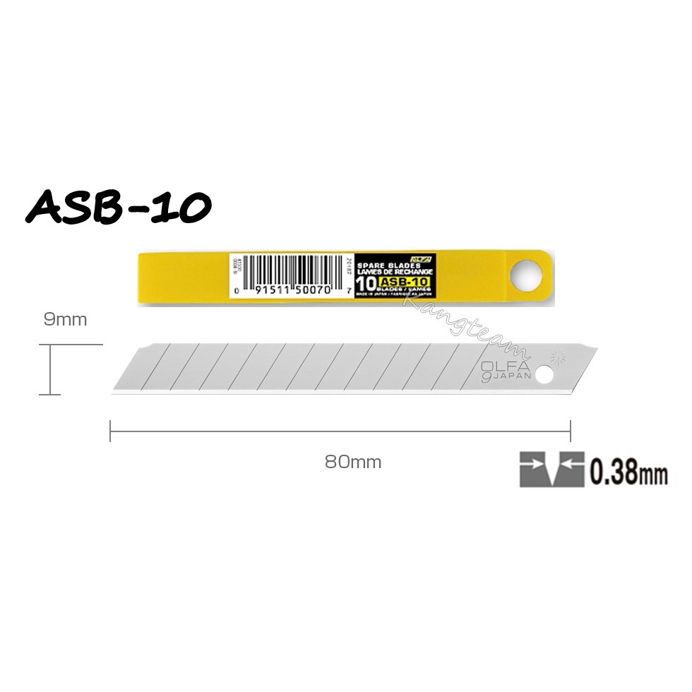 OLFA ASB-10/LB-10 美工刀片 小/大 | 蝦皮購物