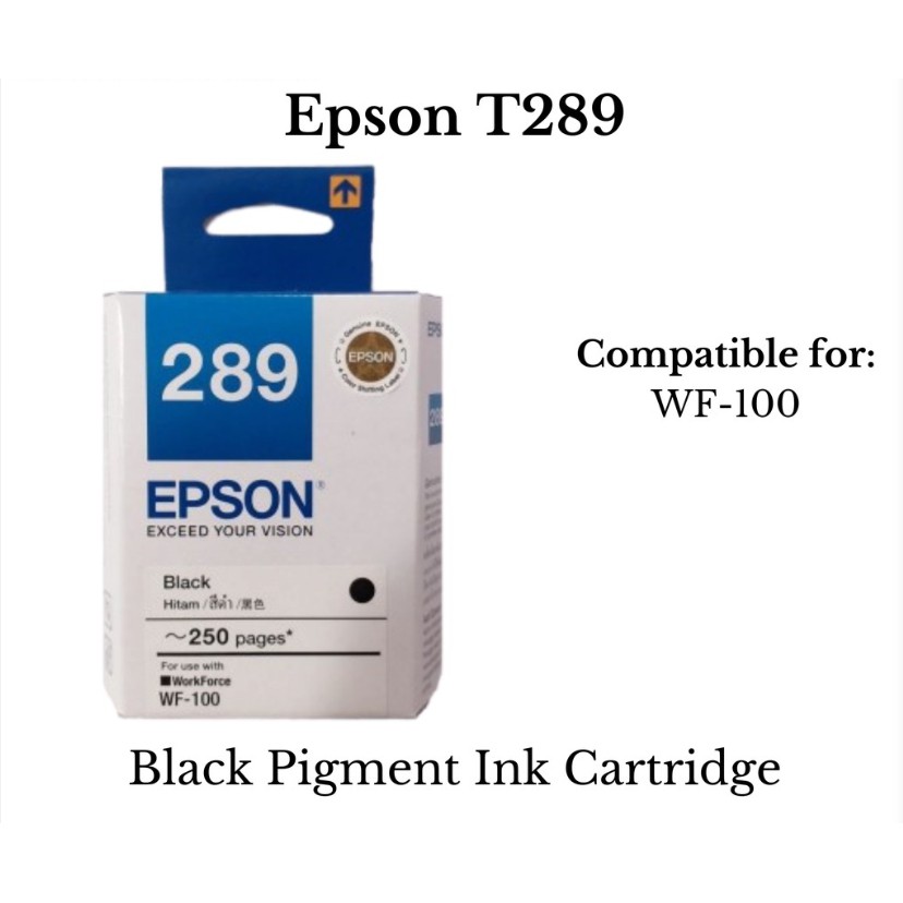 [超級碳粉]含稅 原廠 EPSON 289 290 T289 T290 全新原廠墨水匣 WF100 100 WF-100 | 蝦皮購物