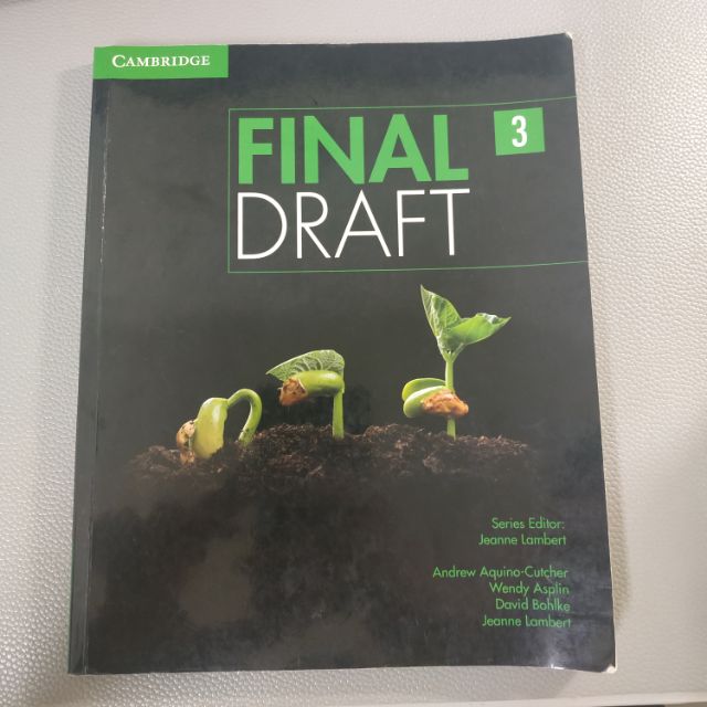 FINAL DRAFT 寫作課本二手書 | 蝦皮購物