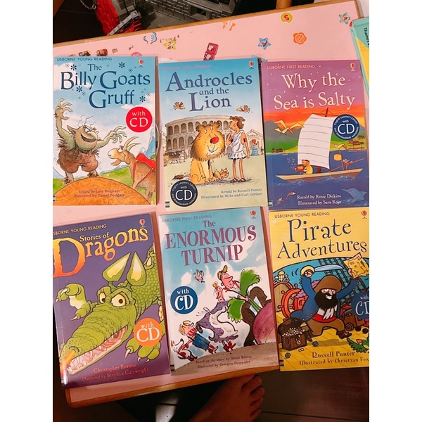 合售）usborne first reading(6 book+6CD) | 蝦皮購物