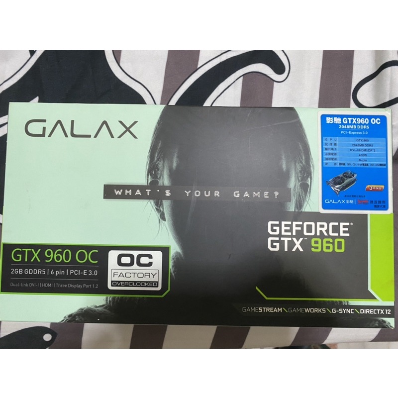 Galax GTX 960 OC 2GB二手 | 蝦皮購物