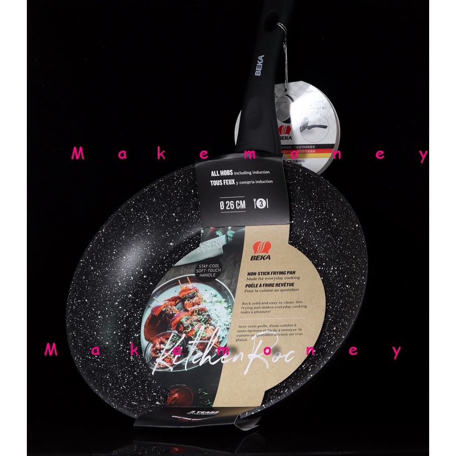 BEKA 貝卡 Kitchen Roc 晶石鍋單柄平底鍋 26cm 公司貨 | 蝦皮購物