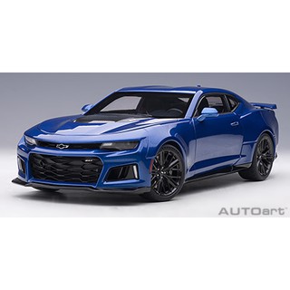 1/18 Autoart 71209 雪佛蘭 CAMARO ZL1 2017 (金屬藍) | 蝦皮購物
