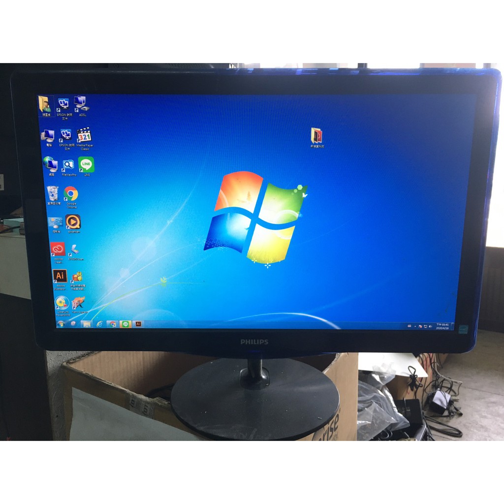 PHILIPS飛利浦 247E3L 24吋TFT-LCD液晶螢幕 | 蝦皮購物