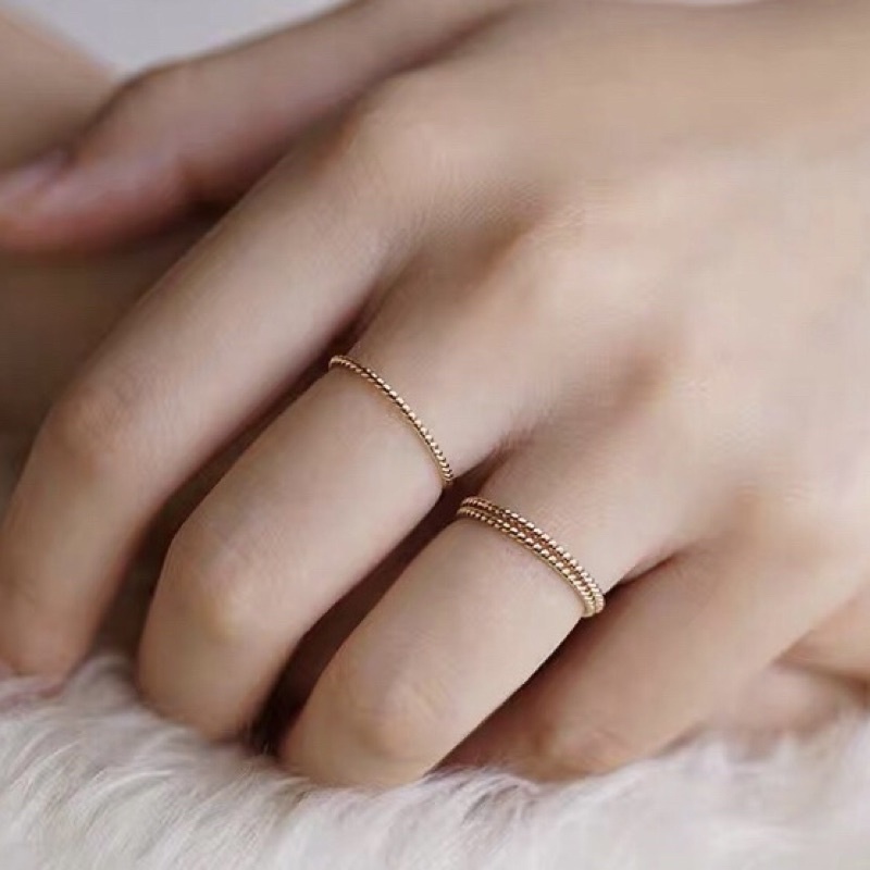 DJ訂製 美國14k包金14KGF 洗手洗澡不用摘洗澡可戴水波紋螺旋紋線戒戒指禮物 | 蝦皮購物