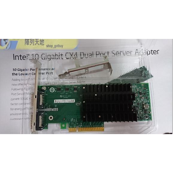Intel CX4 10GbE 2-Port 網卡 伺服器專用 EXPX9502CX4 82598EB | 蝦皮購物