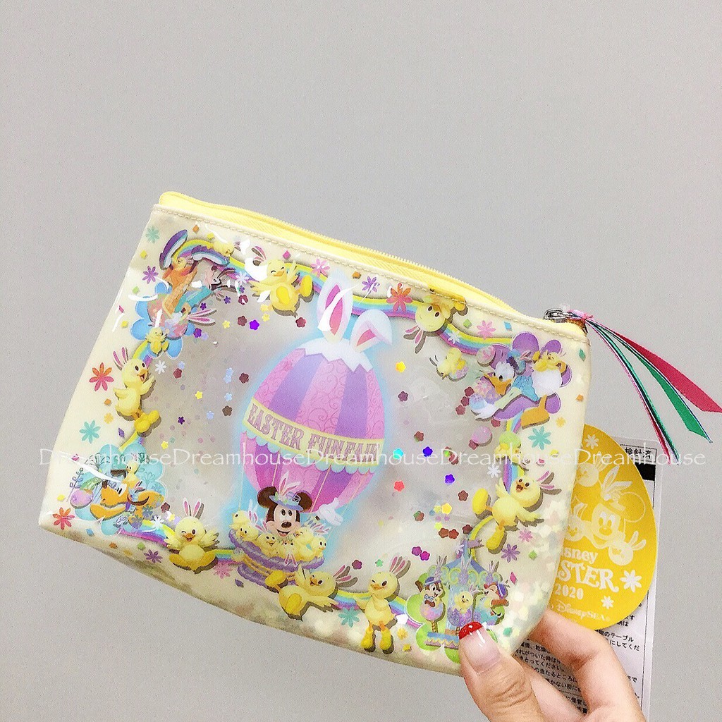 東京迪士尼 復活節 斷貨款 usapiyo 兔子雞 兔耳雞 小雞兔子 米奇 米妮 唐老鴨 高飛 防水 筆袋 化妝包 | 蝦皮購物
