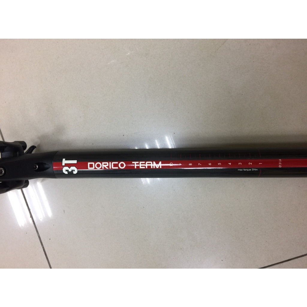 全新義大利3T DORICO TEAM 31.6MM全碳纖鈦螺絲座管 | 蝦皮購物
