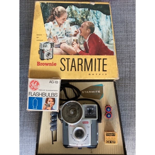 (1960) Kodak Brownie Starmite 底片相機 盒裝收藏品 古董美品 | 蝦皮購物