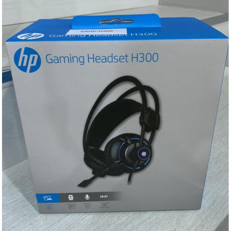 HP H300 頭戴 電競耳機 視訊 耳麥 MSI 羅技 款 | 蝦皮購物