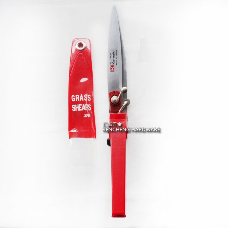 「仁誠五金」KAMAKI 岸本 草皮剪 No.L-3000 日本製 芝生鋏 草皮鋏 L3000 芝生剪刀 | 蝦皮購物