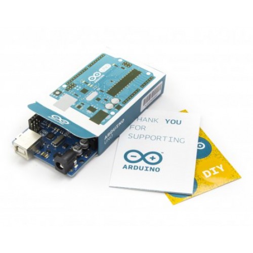 現貨 美國官方原廠義大利製Arduino UNO REV3 正版盒裝 UNO R3 原裝進口 附1.3m長傳輸線 | 蝦皮購物