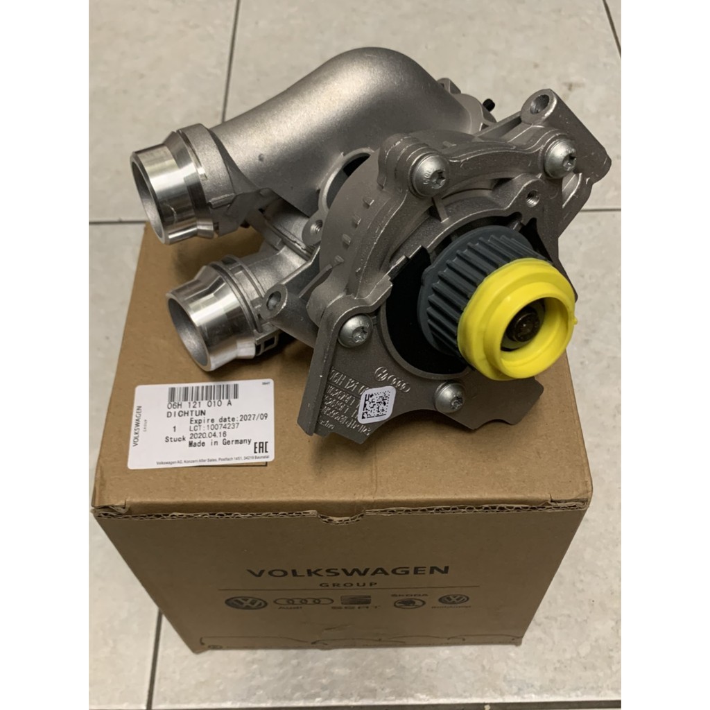 Audi 奧迪 A4 B8 原廠改良版 全鋁合金水泵浦+低溫節溫器 水幫浦 水龜 EA888 GEN2 A5 A6 Q5 | 蝦皮購物