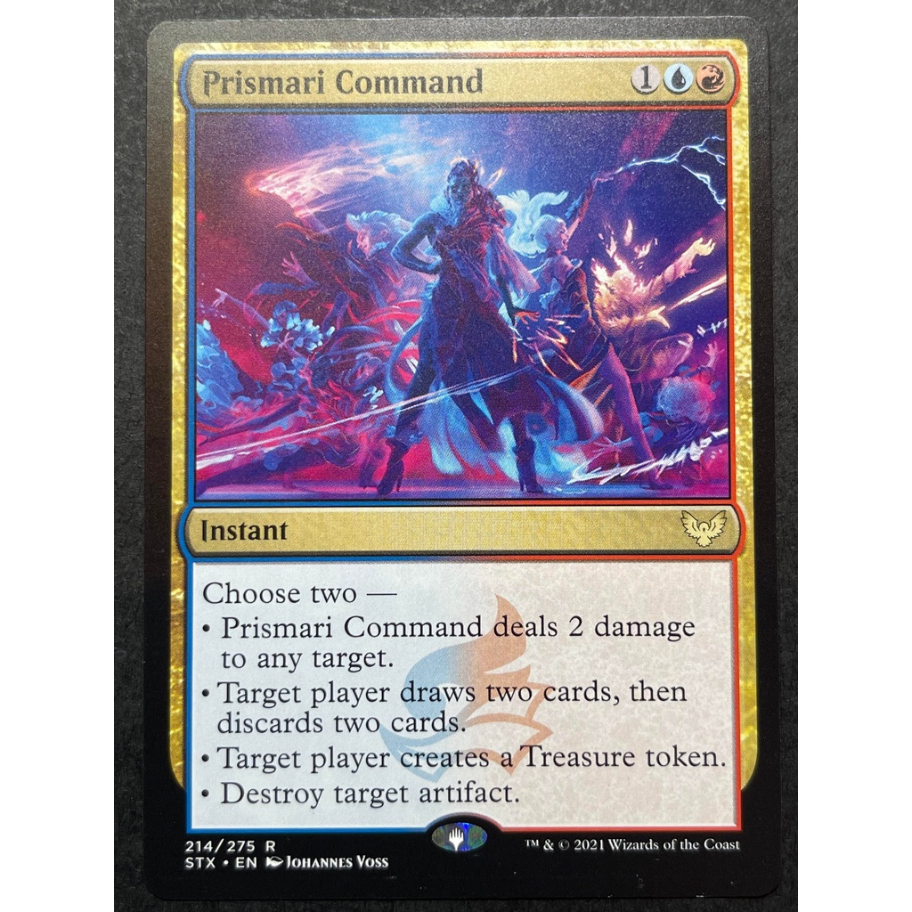 [Lucky] 🌸魔法風雲會 MTG🌸 斯翠海文 (STX) 粹麗指命 Prismari Command | 蝦皮購物