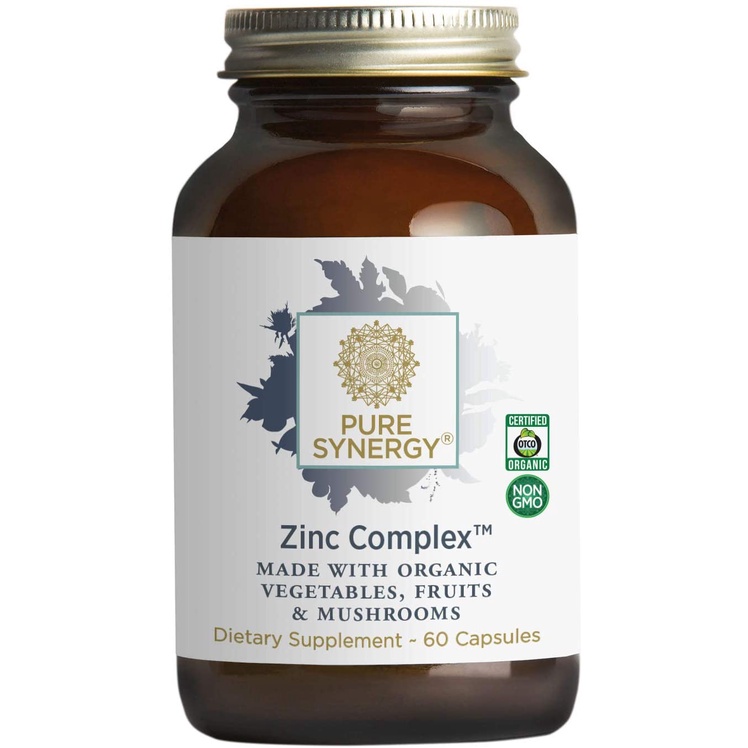 【美國代購】Pure Synergy 酵母鋅 60 颗 素食/天然有機 有效期2027/10 | 蝦皮購物