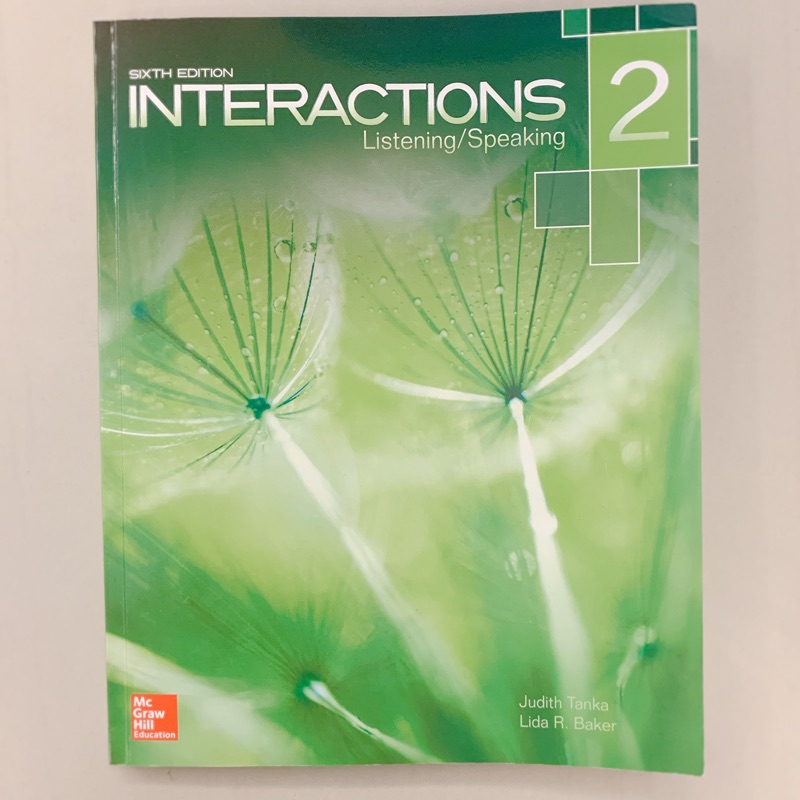 Interactions 2 listening/speaking /sixth edition | 蝦皮購物