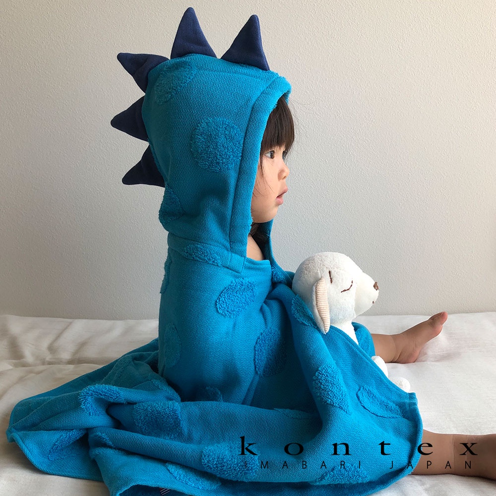 連帽浴巾 日本直送【日本KONTEX】日本今治連帽浴巾 SOF點點系列恐龍款 (3色)【FONG 豐選物】 | 蝦皮購物