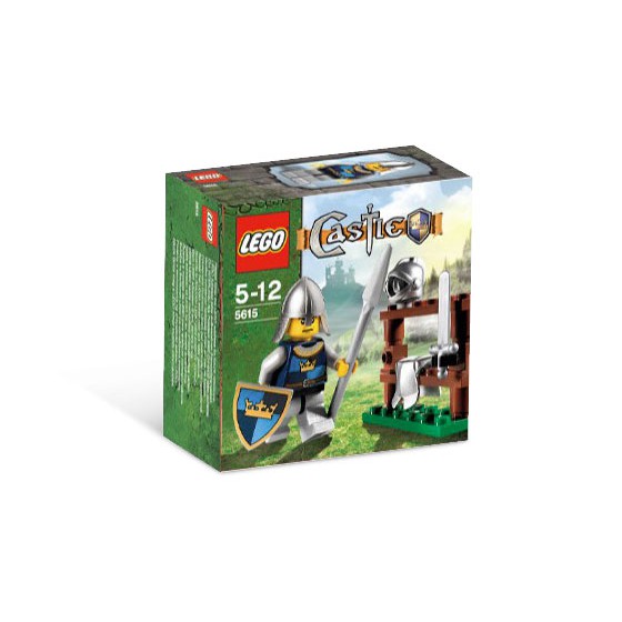 LEGO 樂高 Castle 城堡系列 5615 中古 騎士 The Knight 徵兵 ( 壓盒實拍 ) | 蝦皮購物