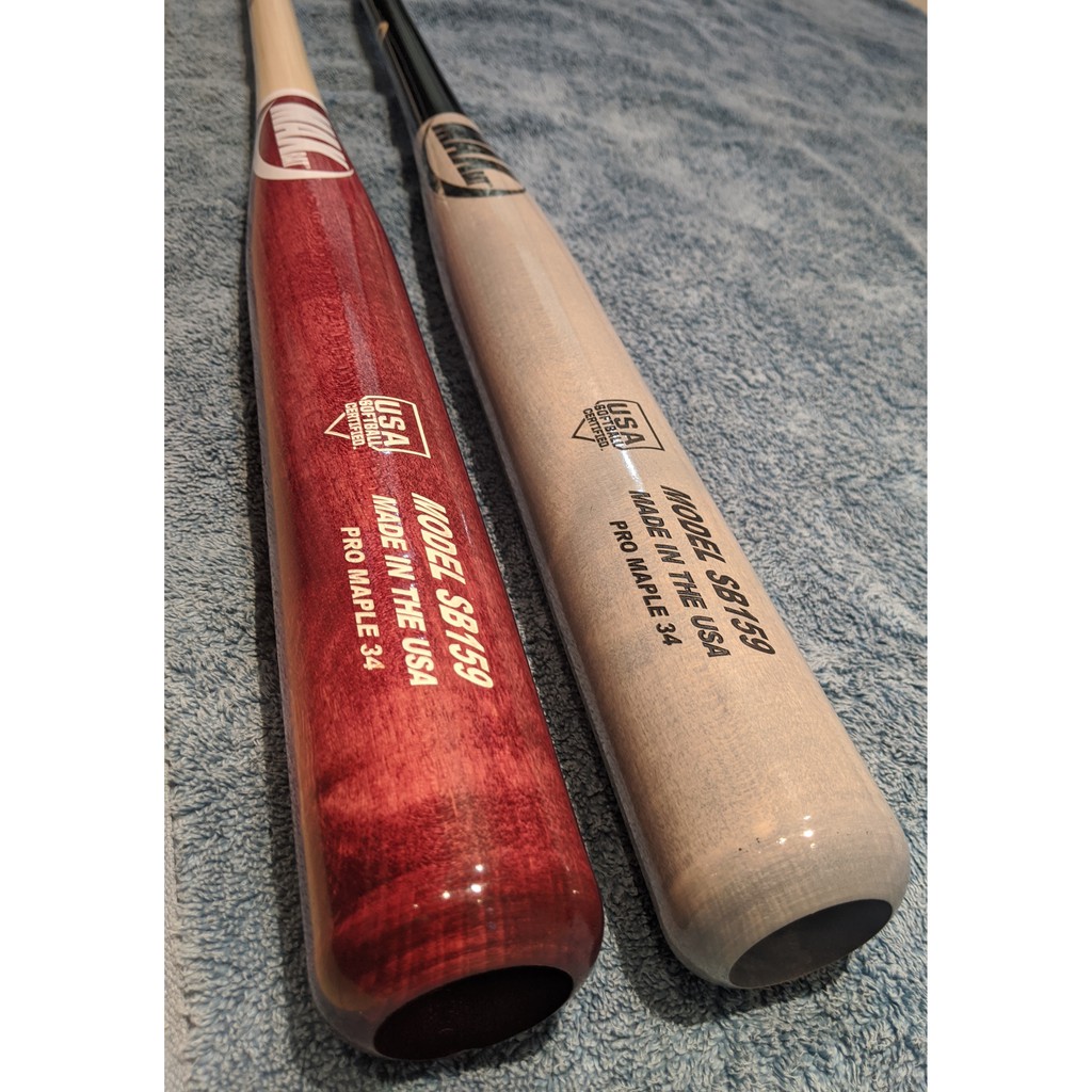 【傑克倉庫】【棒壘用品】美國進口球棒 現貨供應 MaxBat硬楓壘球棒 SB159 酒紅色 + 灰黑色 | 蝦皮購物