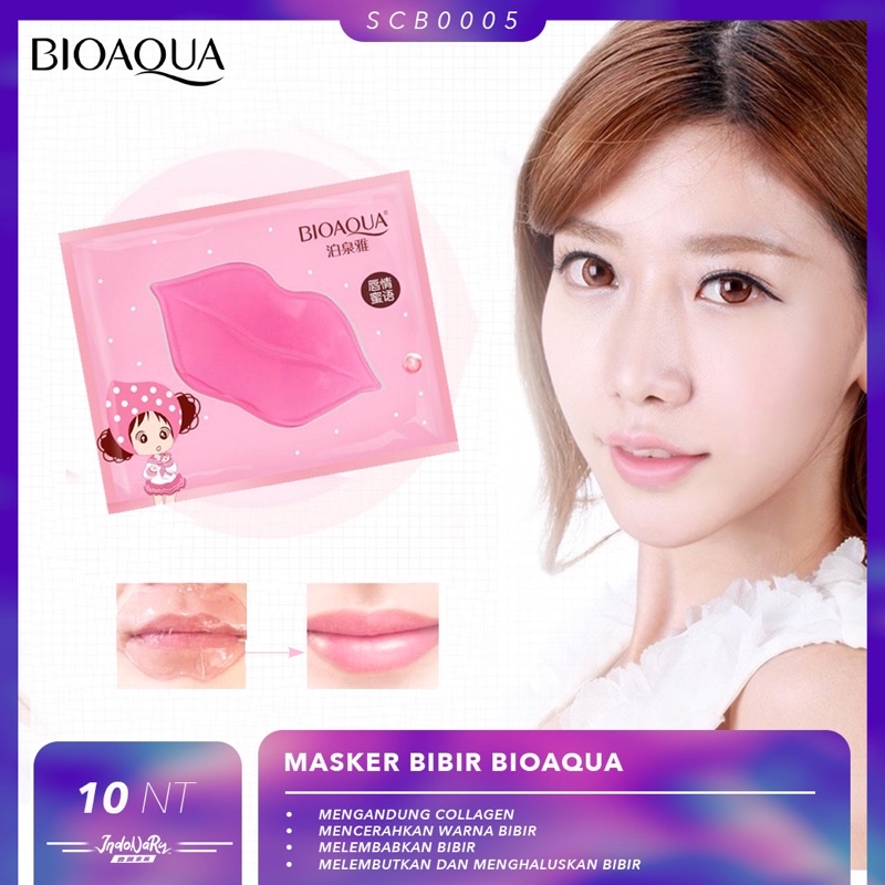 BIOAQUA Masker Bibir Lip Mask Collagen | 蝦皮購物