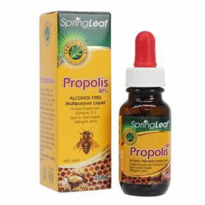 Spring Leaf 綠芙 蜂膠滴劑25ml (無酒精) 效期至 : 2023/3/3 | 蝦皮購物