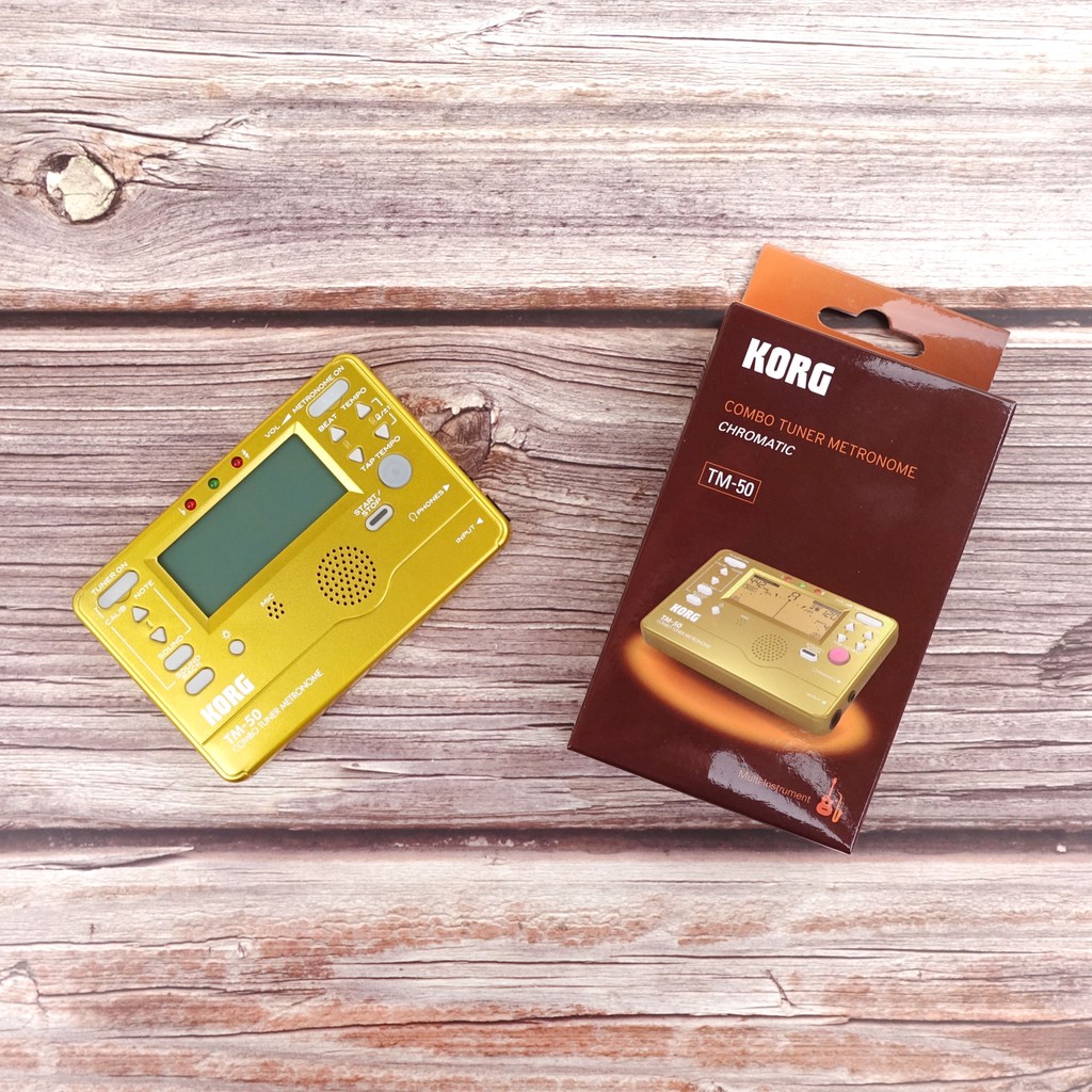KORG TM-50 GD 節拍器＋調音器 金色限量款【立昇樂器】 | 蝦皮購物
