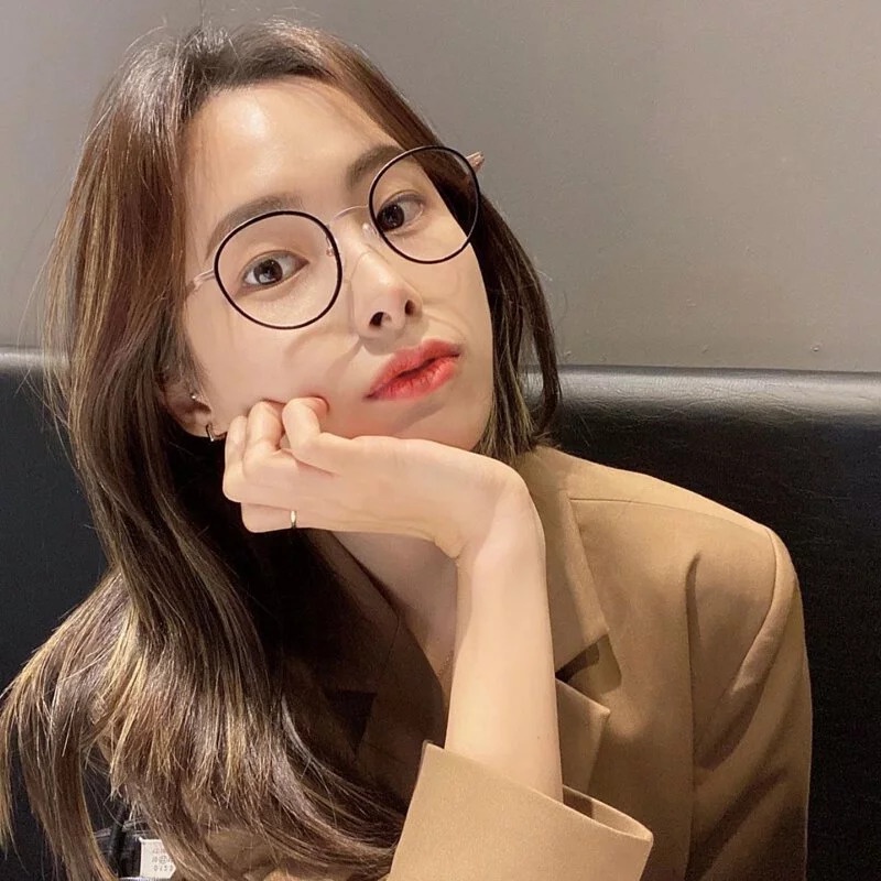 韓國 CARIN 眼鏡 ELLE C1 (黑/霧金) 鏡框 【原作眼鏡】 | 蝦皮購物