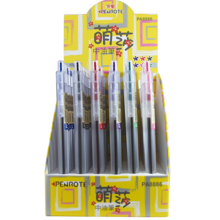 筆樂PENROTE★萌莎中油筆/中油筆/8886 | 蝦皮購物