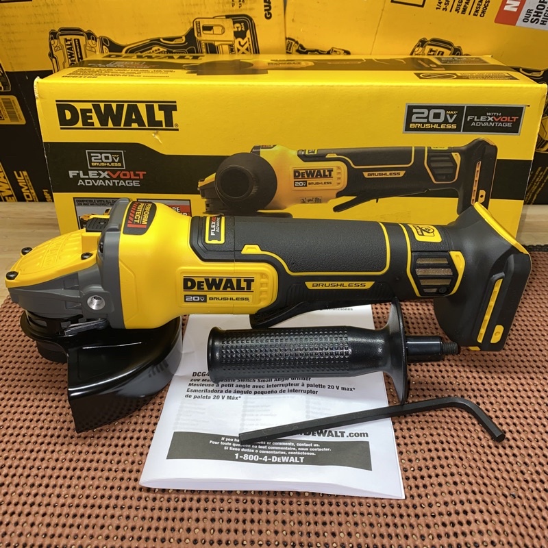 全新美國DeWALT DCG416 20V無刷砂輪機(使用60V 電池力道加大)/DCG413/DCG414 | 蝦皮購物