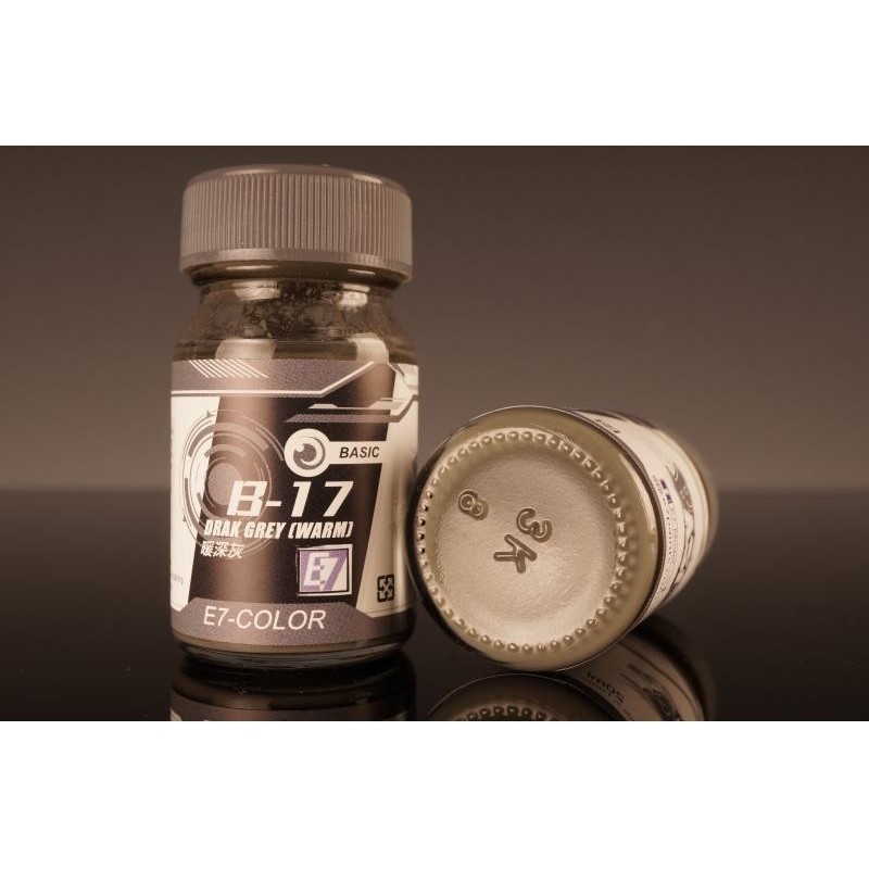 【大頭宅】E7-COLOR B-17 暖深灰 模型 E7 模型漆 鋼彈 | 蝦皮購物