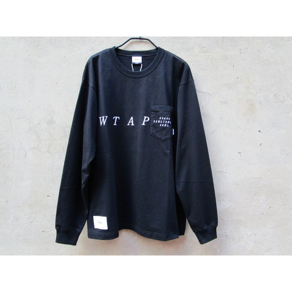 {NOIR} 全新正品 WTAPS DESIGN BLANK LS SYSTEM 長T 口袋T | 蝦皮購物
