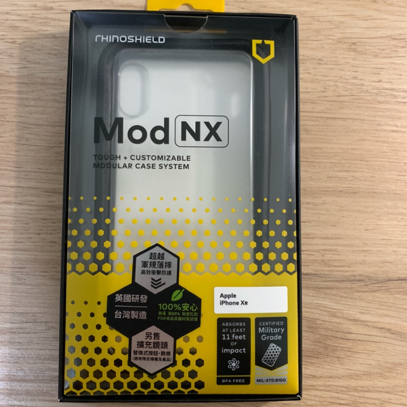 犀牛盾 iPhone XR Mod NX邊框背蓋兩用殼 黑色 | 蝦皮購物