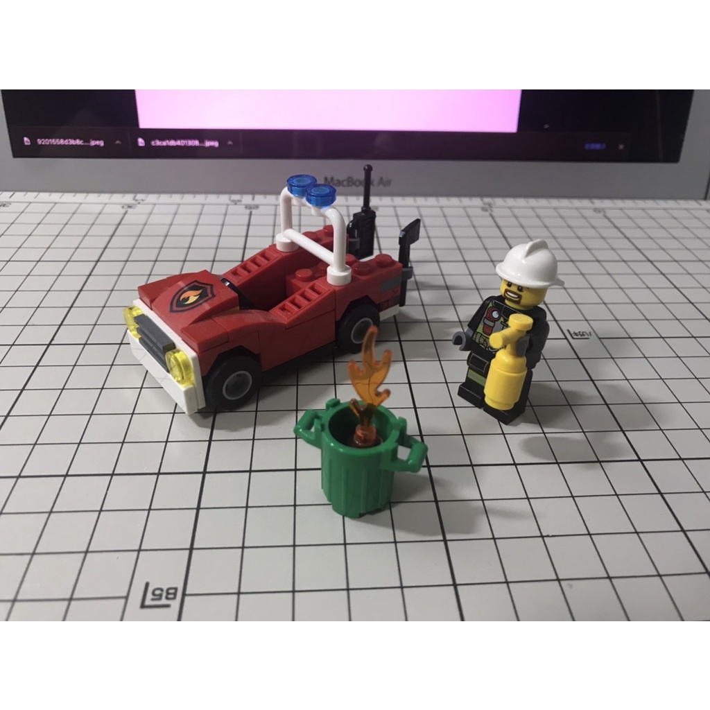 樂高 LEGO 30347 city 城市系列 消防小車 已組裝完成品 無盒 | 蝦皮購物