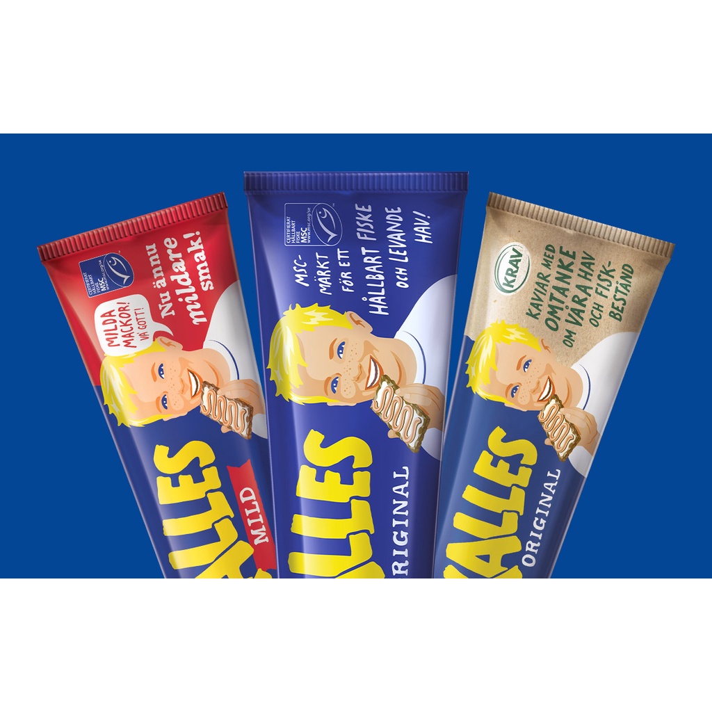 🇸🇪瑞典魚子醬 Kalles Caviar 大條 鱈魚子醬 Gold | Cream cheese |明太子| 歐本食集 | 蝦皮購物