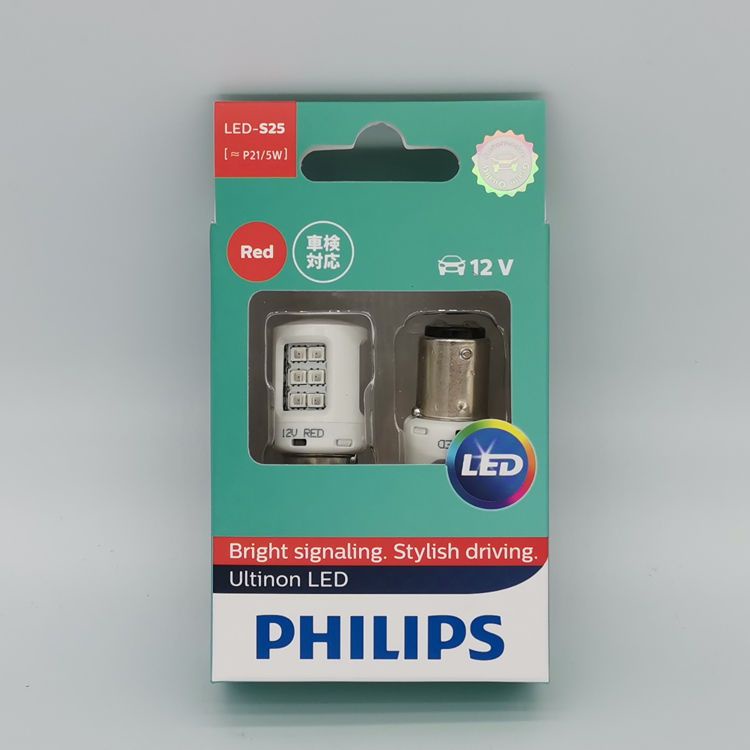 PHILIPS 飛利浦 LED 12V U30R UL 紅光 高低剎車燈泡1157 T20 1156 LED剎車燈 | 蝦皮購物