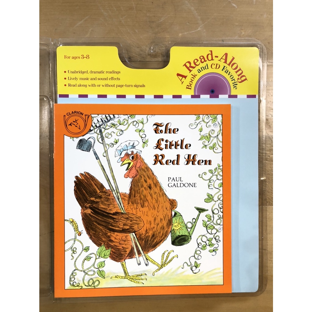 【晃晃書店】〈全新有聲CD繪本〉《THE LITTLE RED HEN》Paul Galdone｜〈Lib46) | 蝦皮購物