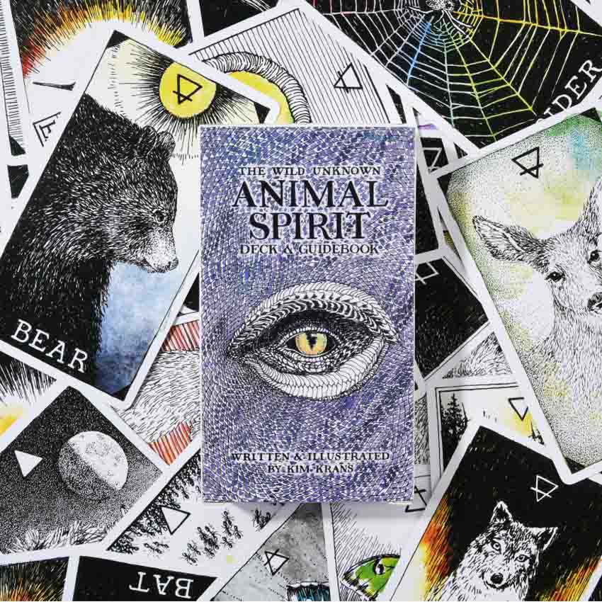 「寶時玄境」未知野生動物靈魂神諭卡 Wild Unknown Animal Spirit Oracle 英文訂制牌卡 | 蝦皮購物