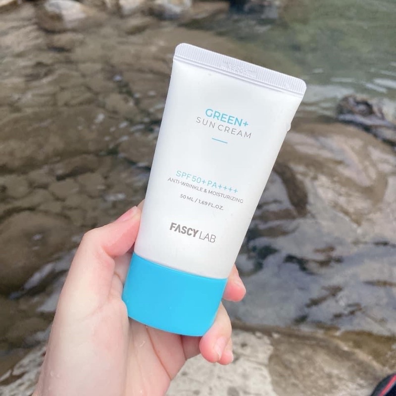 韓國 FASCY GREEN+ 防曬霜SPF50+PA++++ ️#綠色等級檢驗合格 ️【效期2023/4月】 | 蝦皮購物