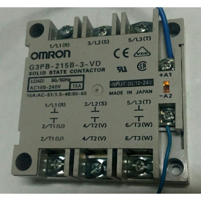 🌞二手現貨保固OMRON歐姆龍G3PB-215B-3-VD三相15A入DC12-24V出AC100-240V固態繼電器 | 蝦皮購物