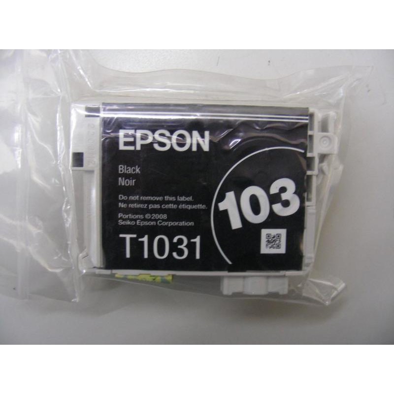 裸裝 EPSON 103 T1031 原廠黑色 T40W/TX510/TX550W/TX610FW | 蝦皮購物