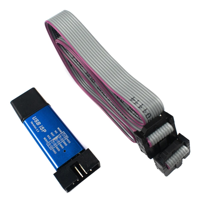 【鈺瀚網舖】《贈轉接頭》8051、AVR、Arduino USB ISP、USBISP、USBASP 下載器、燒錄器 | 蝦皮購物