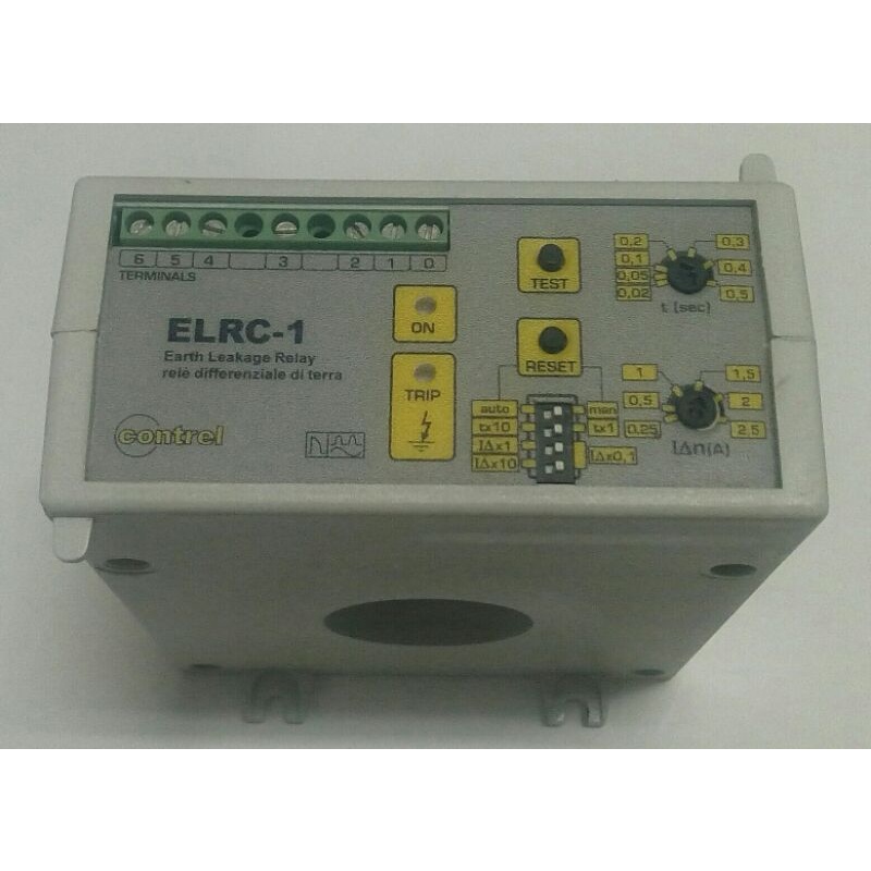 🌞二手現貨保固CONTREL ELRC-1漏電偵測繼電器110/220/380 EARTH LEAKAGE RELAY | 蝦皮購物