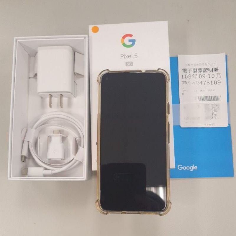 Google Pixel 5 8G/128G 純粹黑 5G 盒配全 極新 | 蝦皮購物