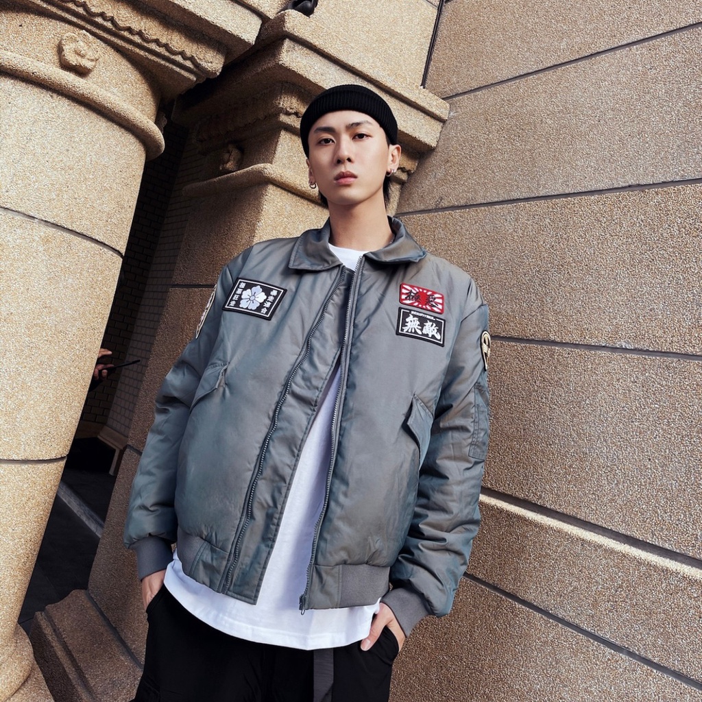 XCTRL 疾風暴走空軍夾克外套-灰綠 (送帽Tor大學T) | 蝦皮購物