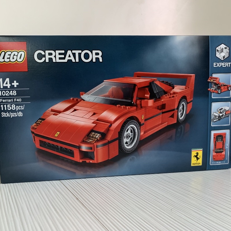 [全新]LEGO CREATOR 10248 Ferrari F40 樂高 法拉利 | 蝦皮購物