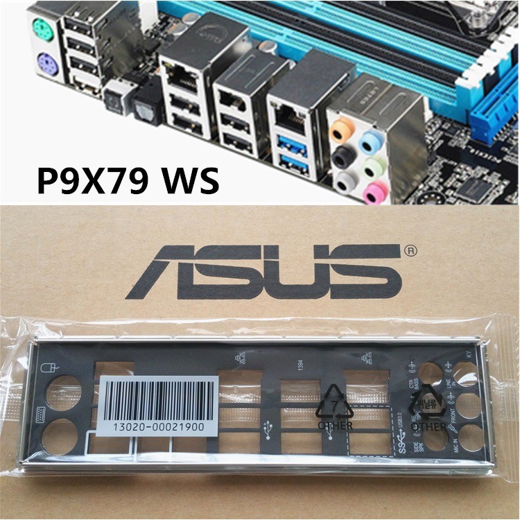 ASUS 華碩 P9X79 WS、P9X79 WS SYS X79 全新原裝 加厚海綿 抗輻射 後檔板 後檔片 | 蝦皮購物